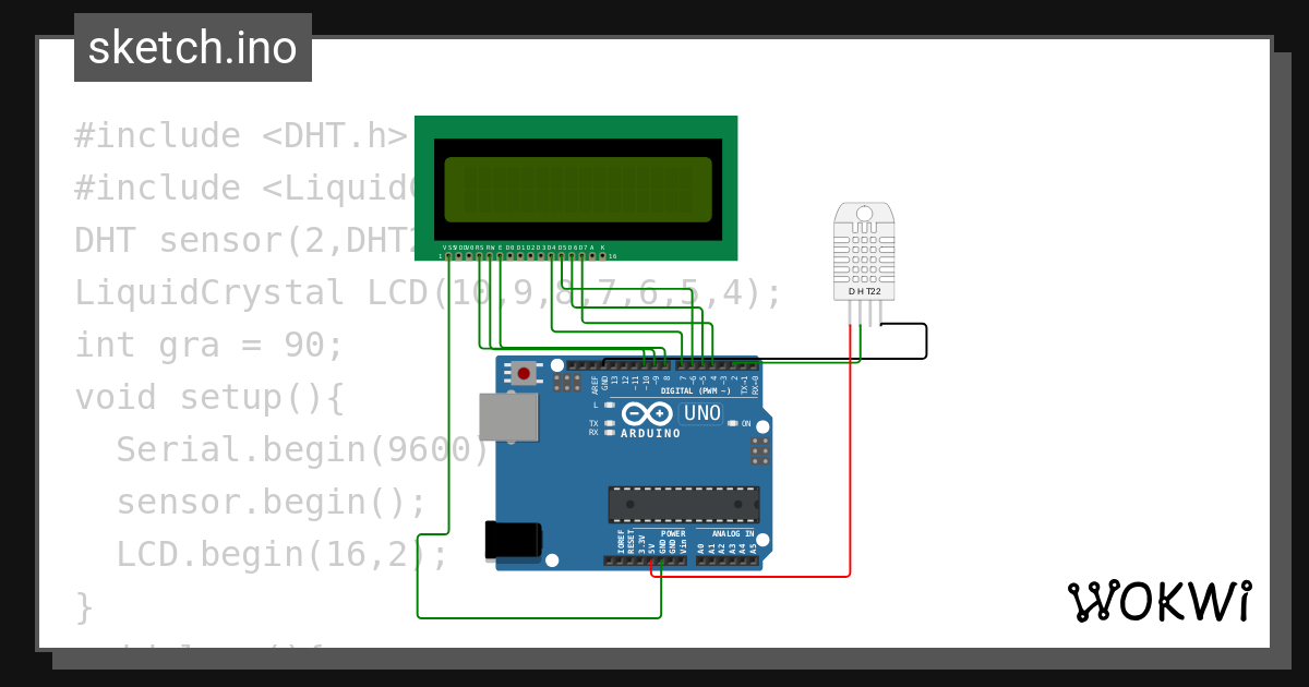 Temperatura Y Humedad Wokwi Esp32 Stm32 Arduino Simulator 2796