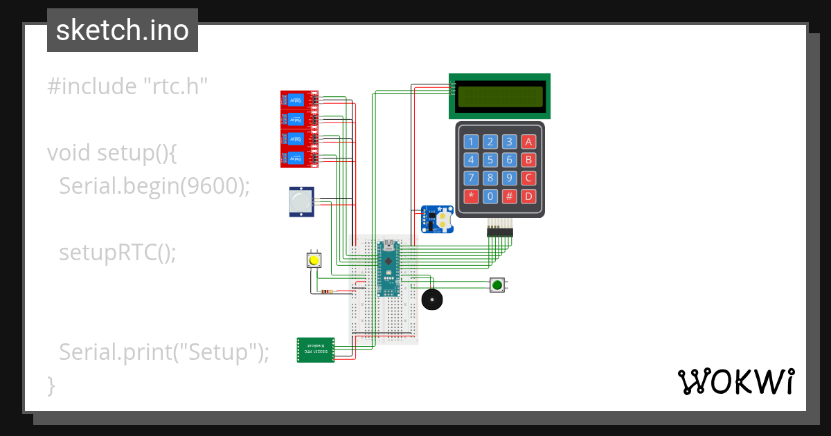 Alarm Dg Lampu Wokwi Esp32 Stm32 Arduino Simulator 