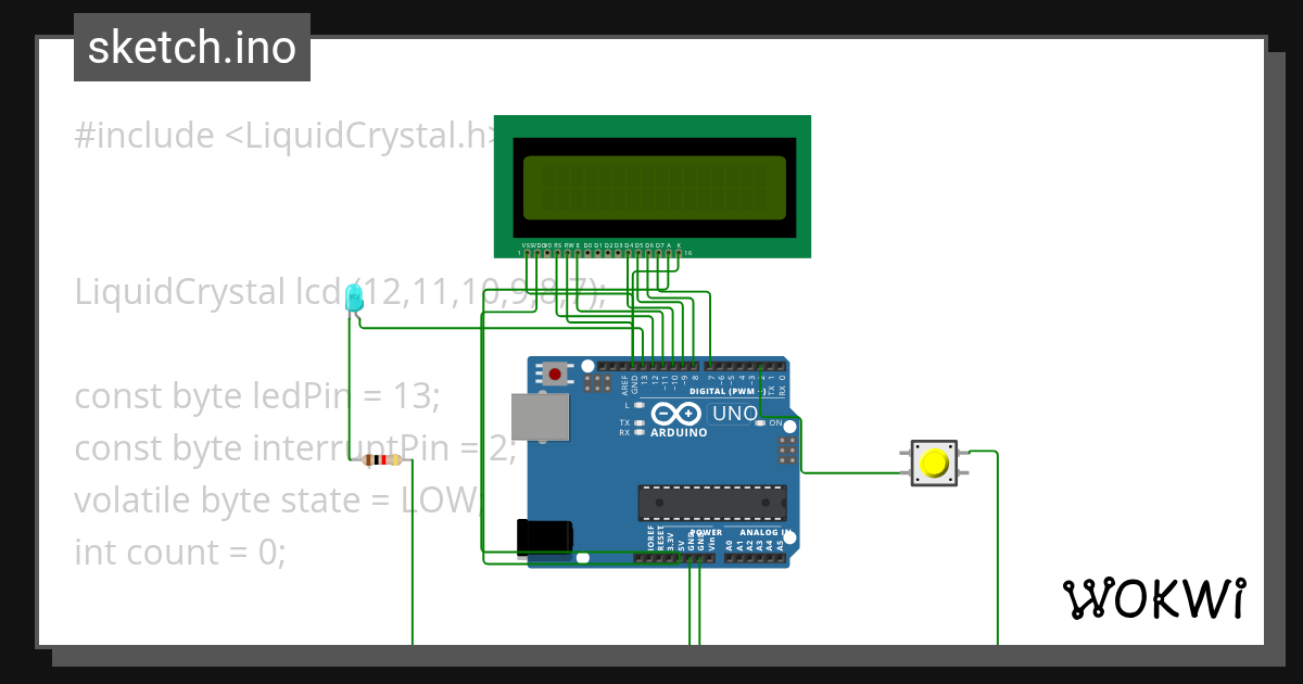Interrupt Wokwi Esp32 Stm32 Arduino Simulator 0142