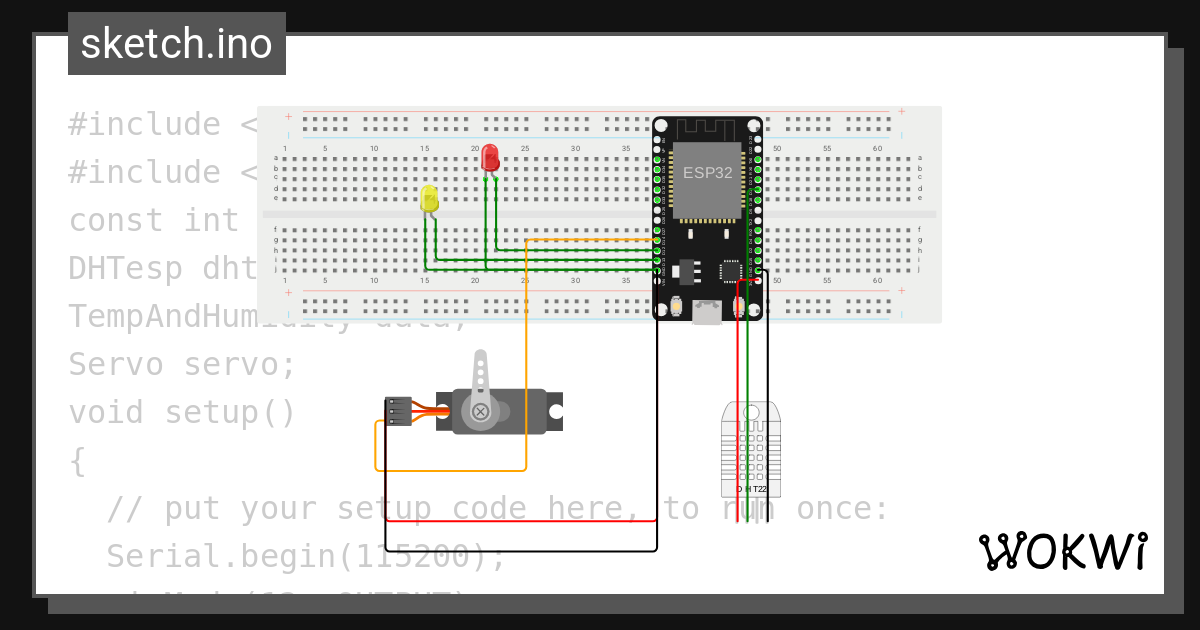 21ct08 Day2 Temperature And Humidity Wokwi Esp32 Stm32 Arduino Simulator