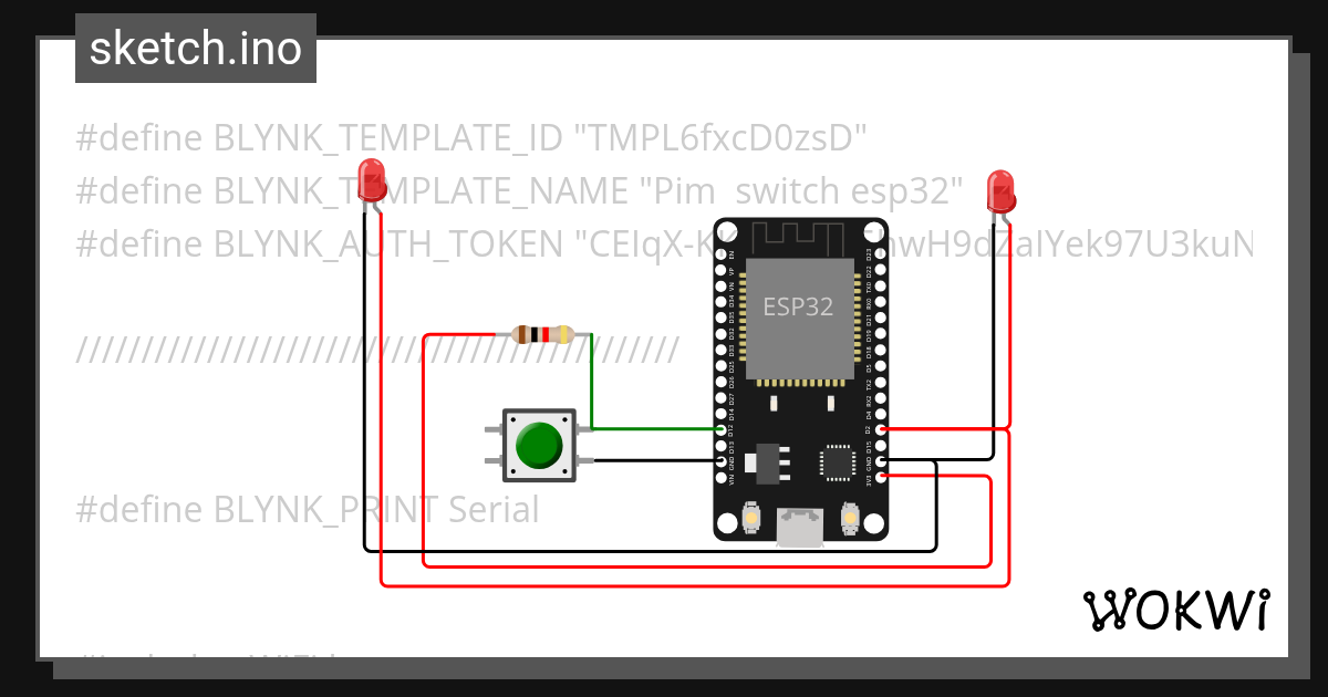 Pim Esp32 Switch Wokwi Esp32 Stm32 Arduino Simulator