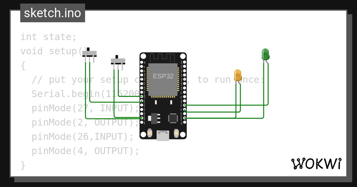 Switch Led Copy Wokwi Esp32 Stm32 Arduino Simulator 2204