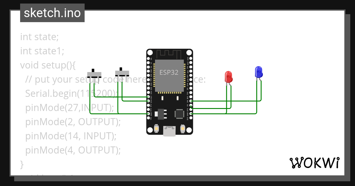 EX-4 21ccn17,21CCN12 - Wokwi ESP32, STM32, Arduino Simulator