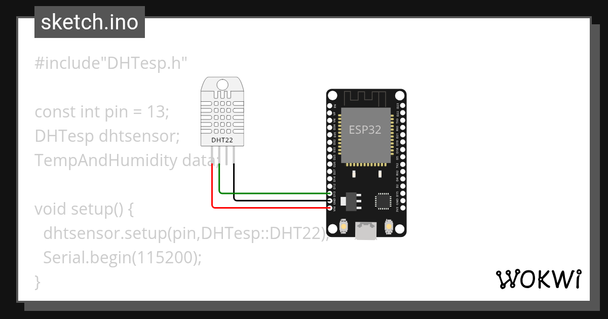 142_siddhartha_DHT - Wokwi ESP32, STM32, Arduino Simulator