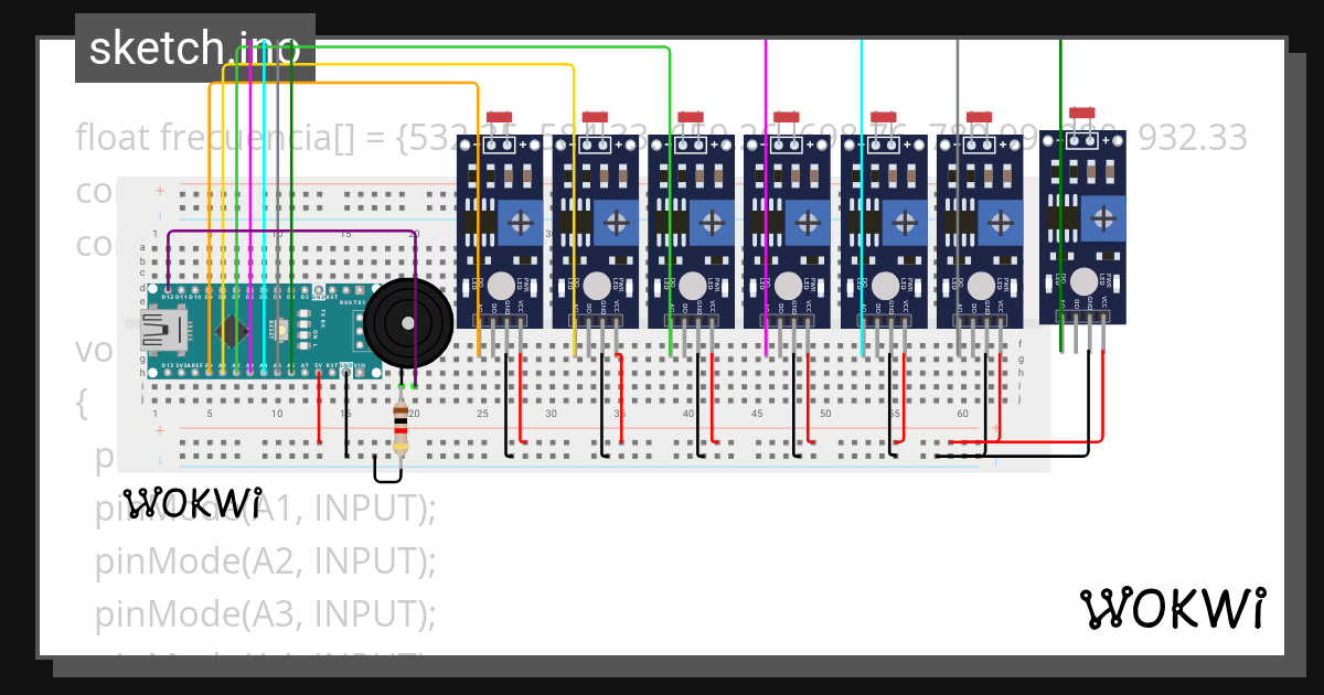 LDR conectados a Piezo - Nereo Soria D'Alfeo - Wokwi ESP32, STM32, Arduino Simulator