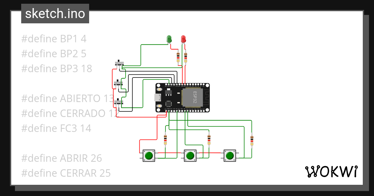 Proyecto 2 - Wokwi ESP32, STM32, Arduino Simulator