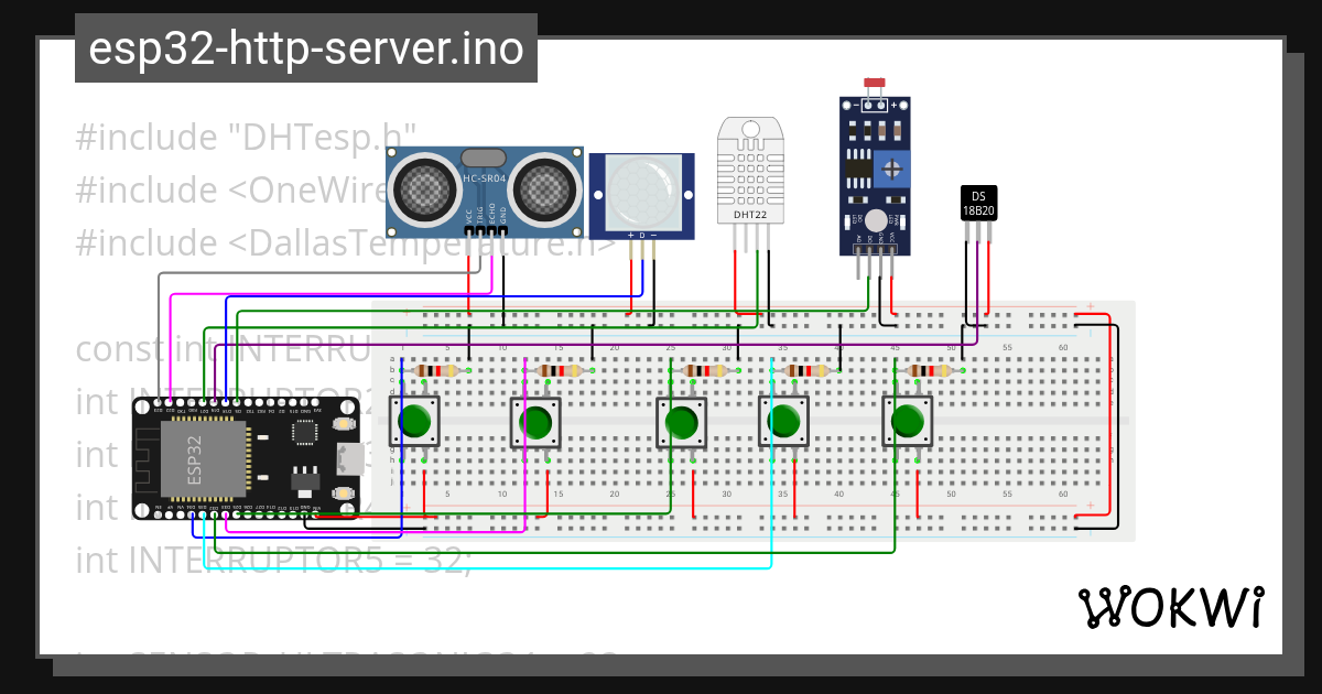 Esp32 Y Sensores Wokwi Esp32 Stm32 Arduino Simulator 