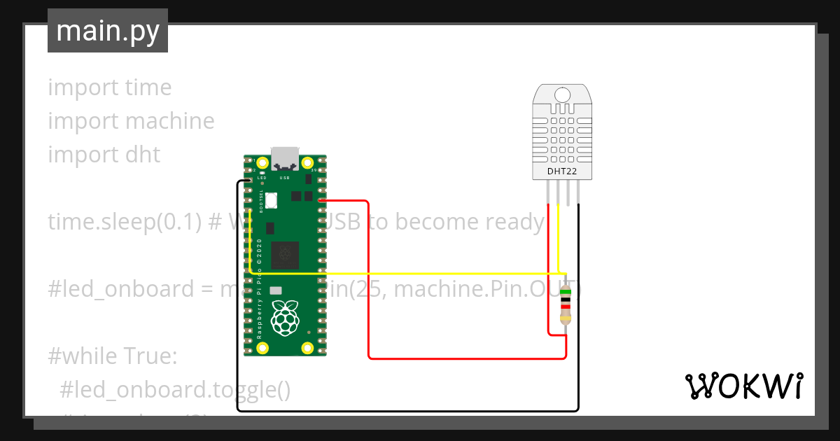 Sensorhdt221 Wokwi Esp32 Stm32 Arduino Simulator
