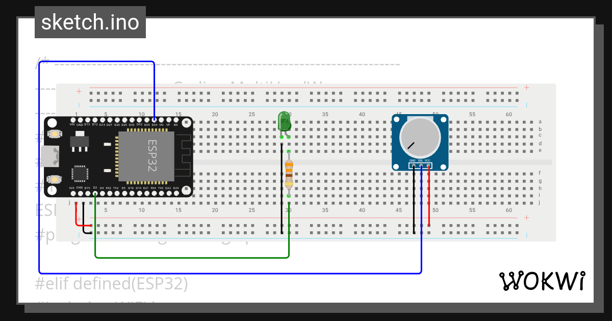 CASE 09 - Wokwi ESP32, STM32, Arduino Simulator