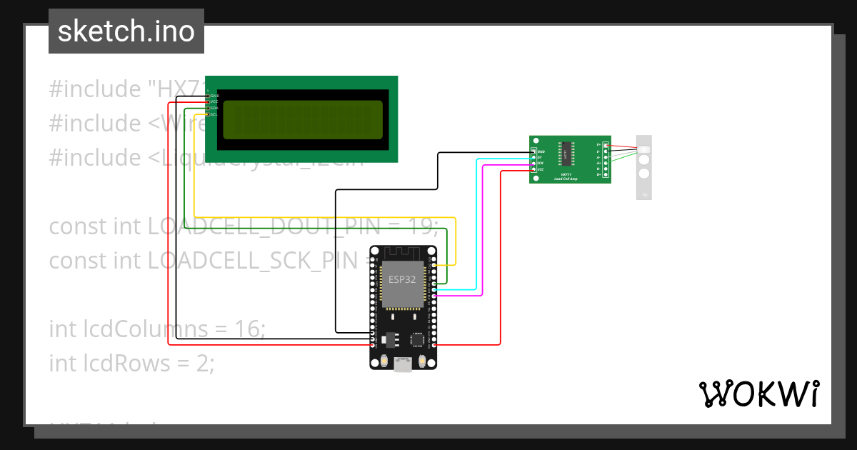 Calibración Wokwi Esp32 Stm32 Arduino Simulator 2005