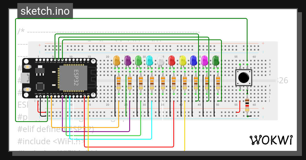 Case10millisleds Wokwi Esp32 Stm32 Arduino Simulator 3905