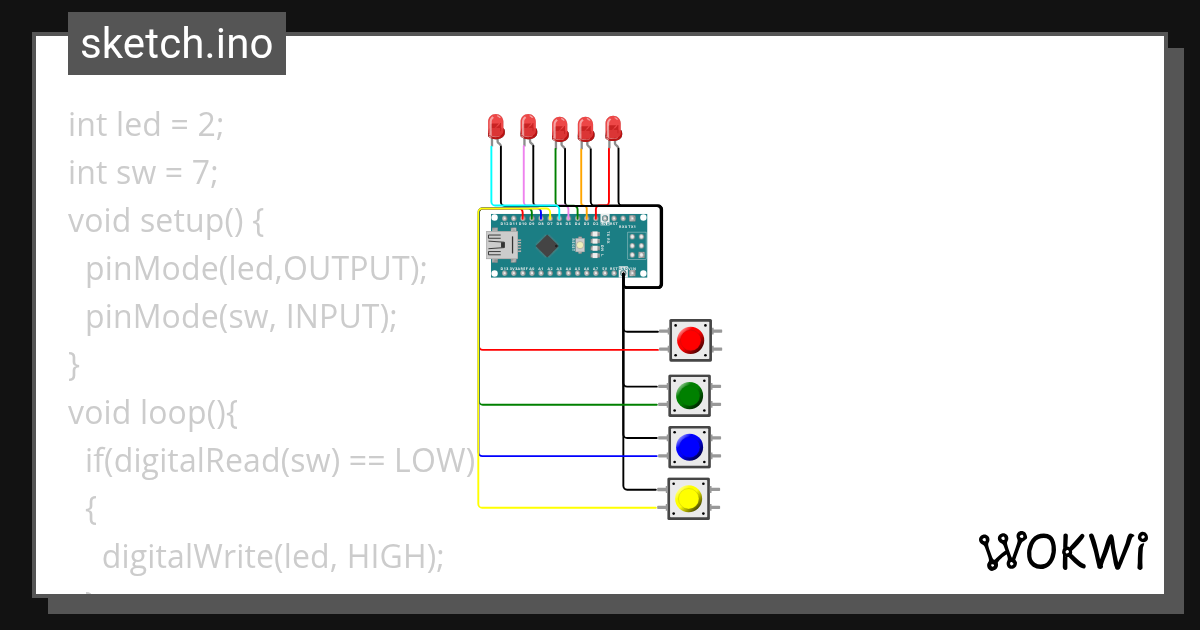 เทสled Wokwi Esp32 Stm32 Arduino Simulator 9066