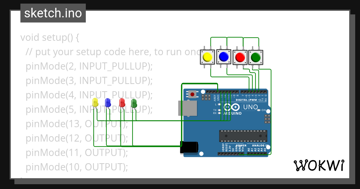 Lampu Cerdas Cermat Wokwi Esp32 Stm32 Arduino Simulator 2714