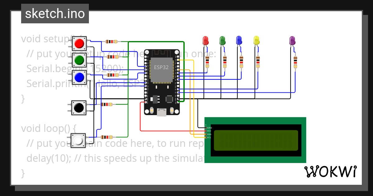 Expendedor de Cafe - Wokwi ESP32, STM32, Arduino Simulator