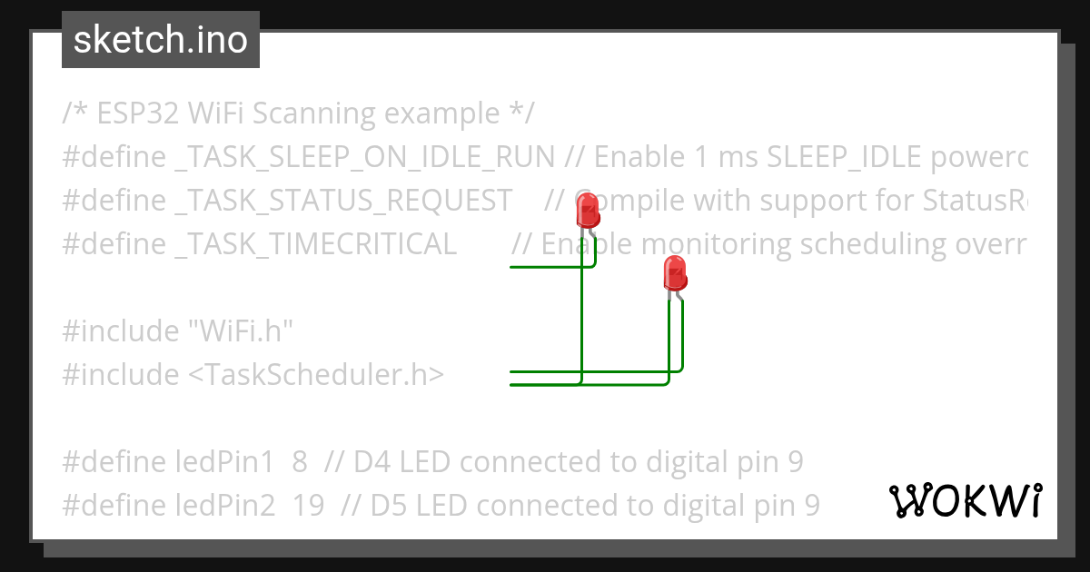 Esp32 C3 Taskschtest Wokwi Esp32 Stm32 Arduino Simulator 6119