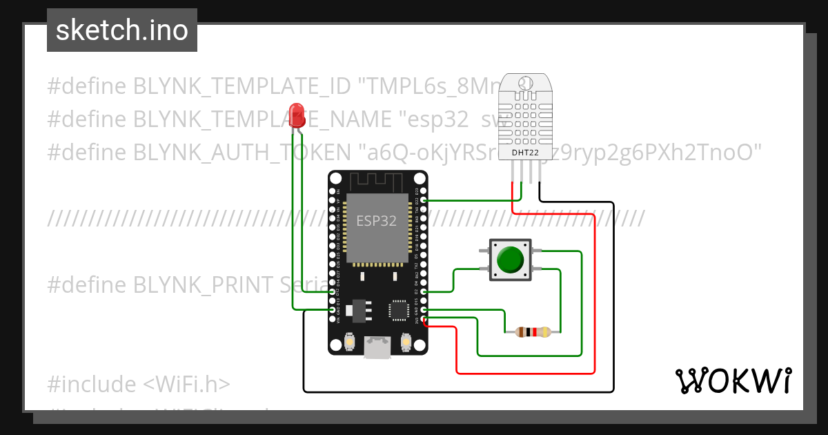 Esp32 Temp Hum Wokwi Esp32 Stm32 Arduino Simulator
