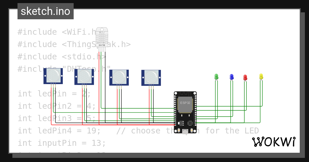 Smart Home Wokwi Esp32 Stm32 Arduino Simulator