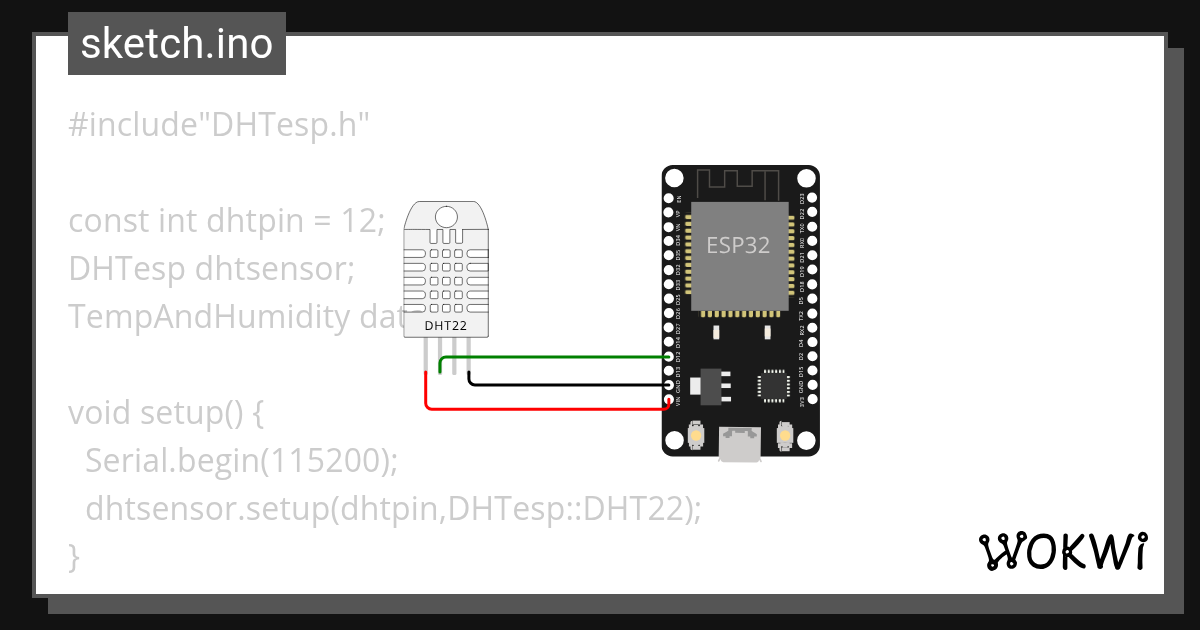 382_thrisha_DHT - Wokwi ESP32, STM32, Arduino Simulator