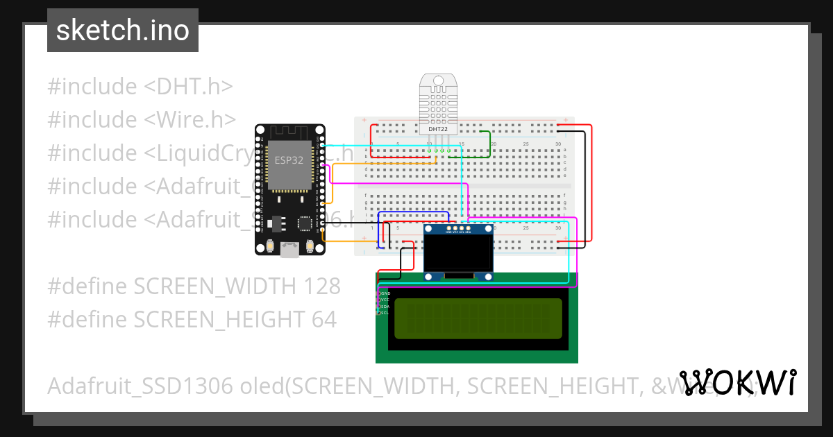 DHT Sensor Group 3 - Wokwi ESP32, STM32, Arduino Simulator