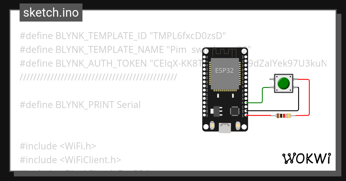 (Pim) ESP32 switch&LED Copy - Wokwi ESP32, STM32, Arduino Simulator