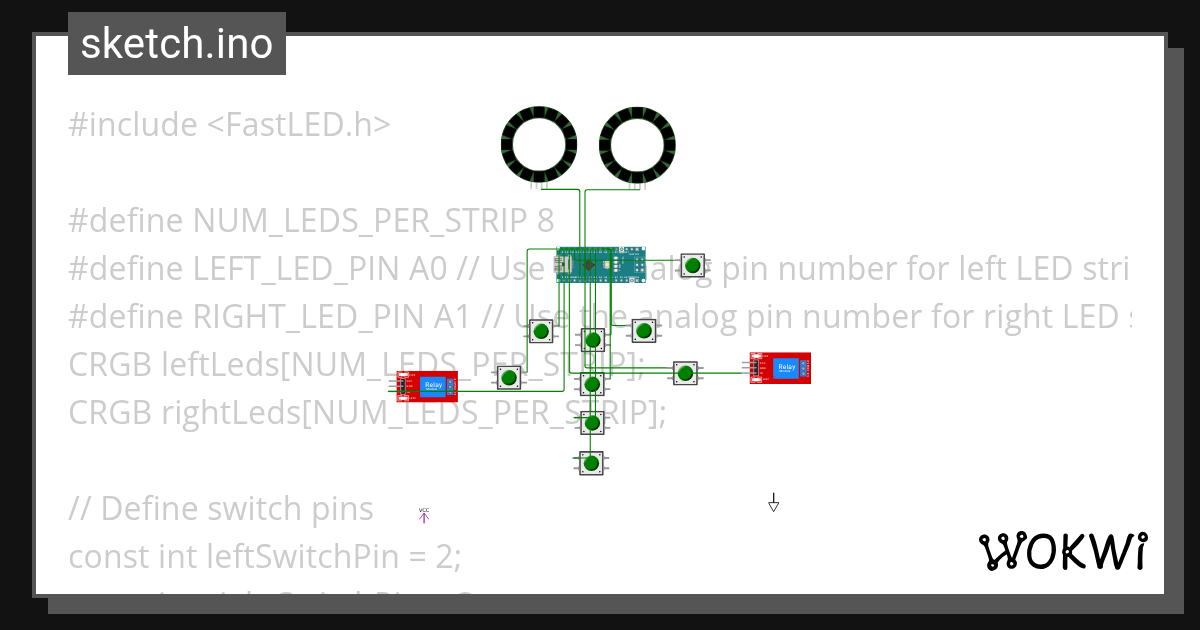 Motorcycle_light - Wokwi ESP32, STM32, Arduino Simulator