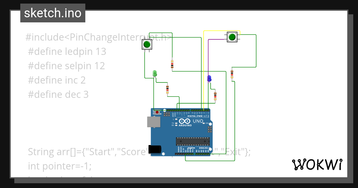 Task1 - Wokwi ESP32, STM32, Arduino Simulator