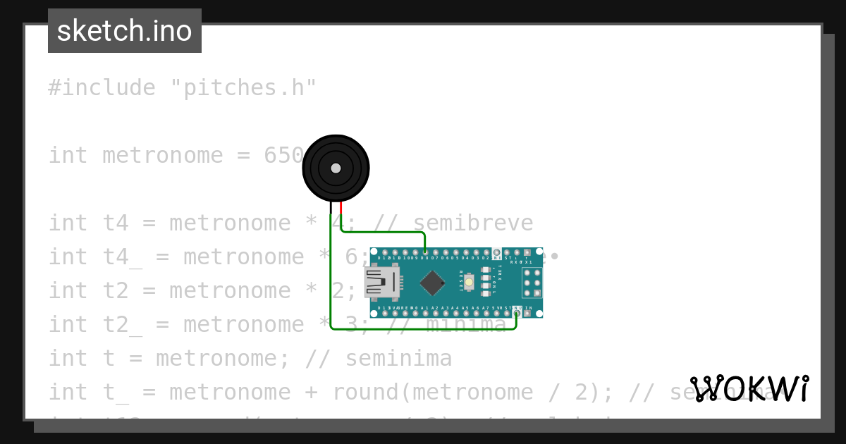Tone Test Wokwi Esp32 Stm32 Arduino Simulator