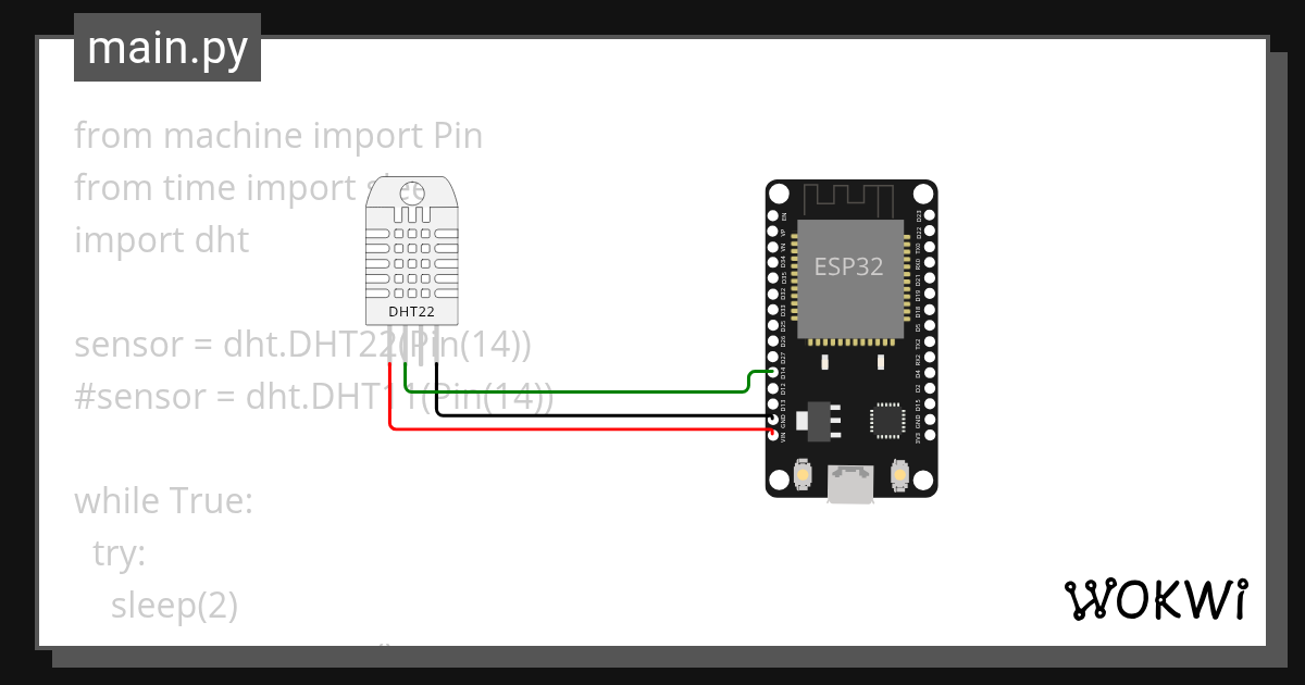 dht_python - Wokwi ESP32, STM32, Arduino Simulator dht_python - Wokwi ESP32, STM32, Arduino Simulator