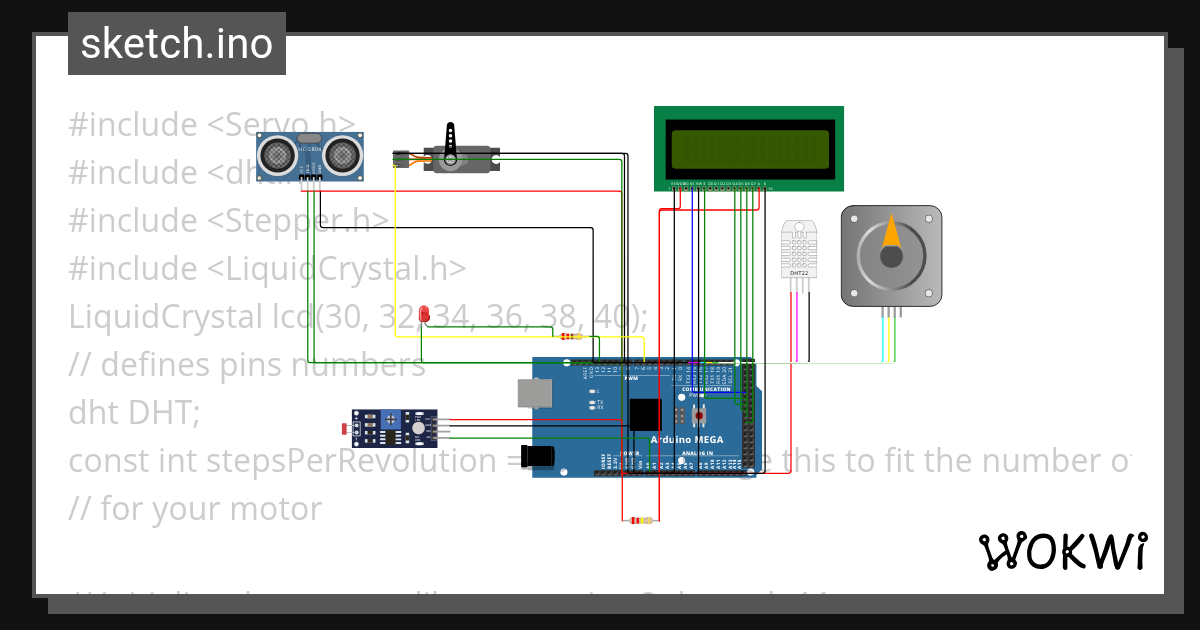 smart home led working - Wokwi ESP32, STM32, Arduino Simulator