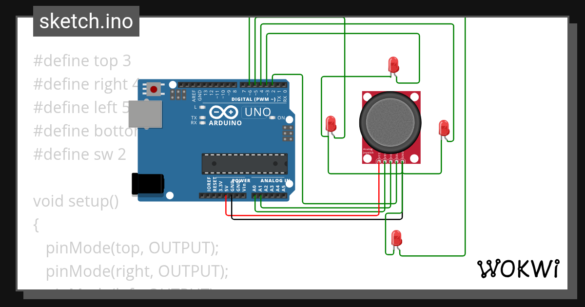 Joystick Leds Wokwi Esp32 Stm32 Arduino Simulator 6798