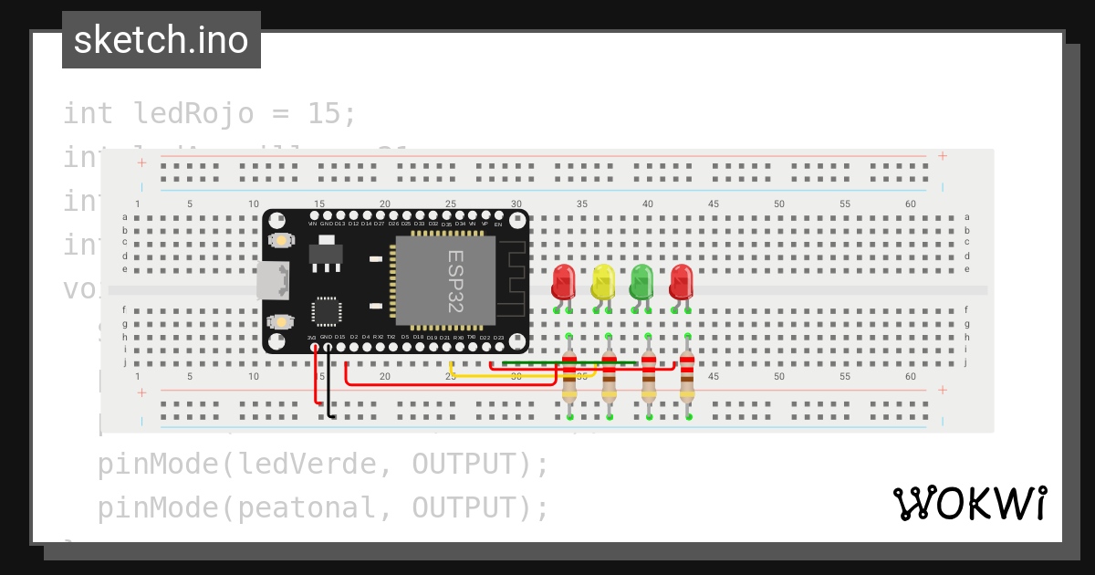Prueba Wokwi Esp32 Stm32 Arduino Simulator 