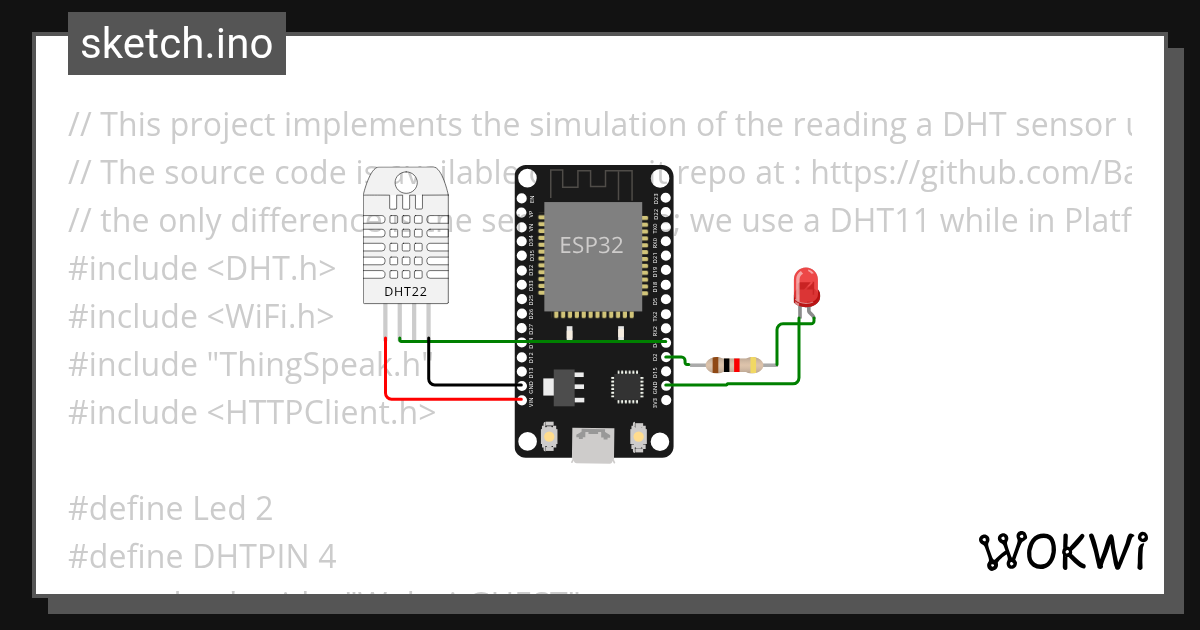 project1 - Wokwi ESP32, STM32, Arduino Simulator