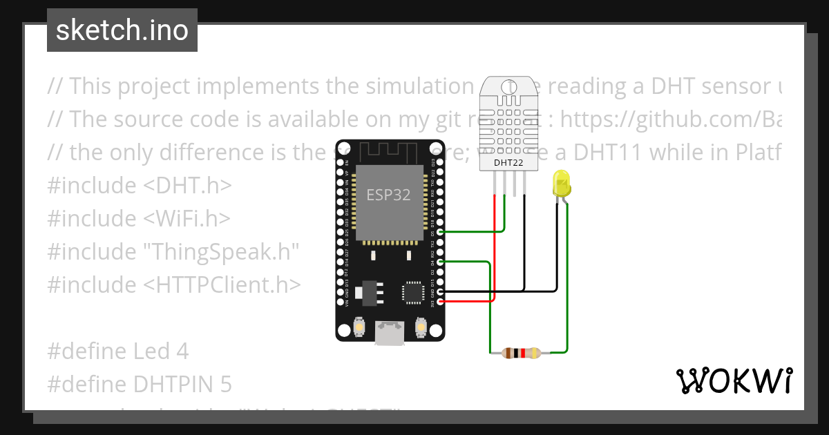 IOT - Wokwi ESP32, STM32, Arduino Simulator