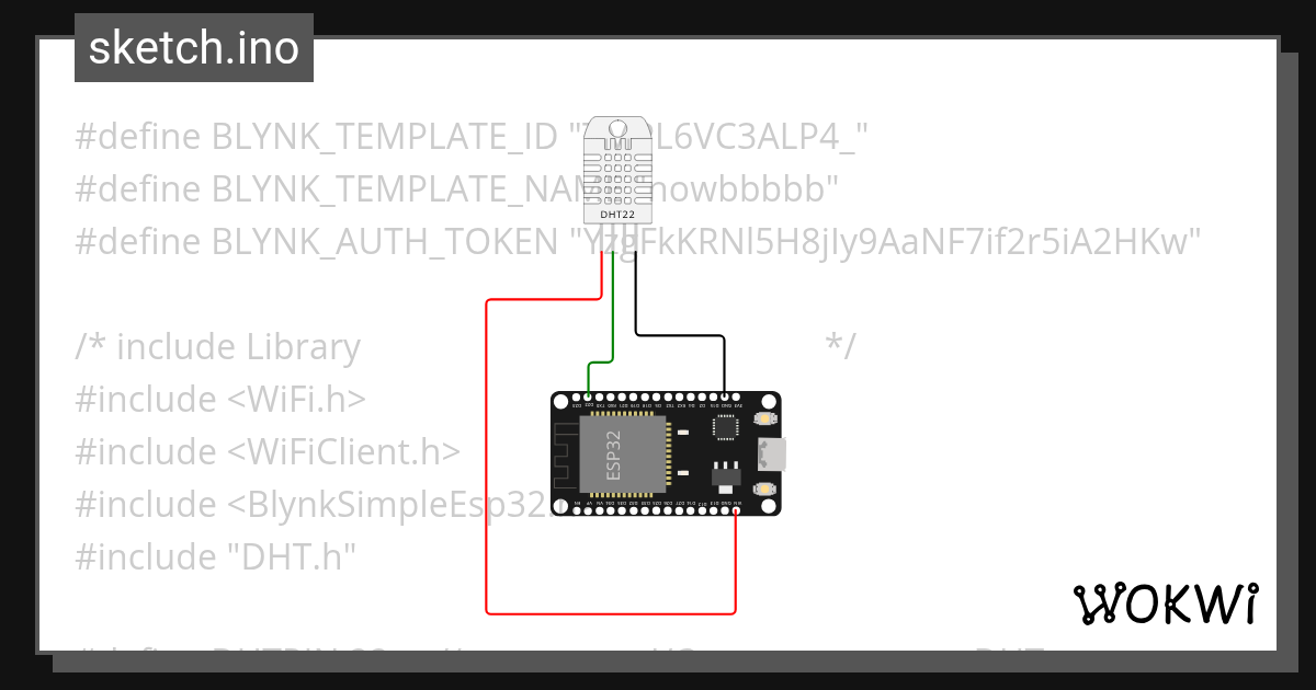 Esp32 Dht Blynk Wokwi Esp32 Stm32 Arduino Simulator