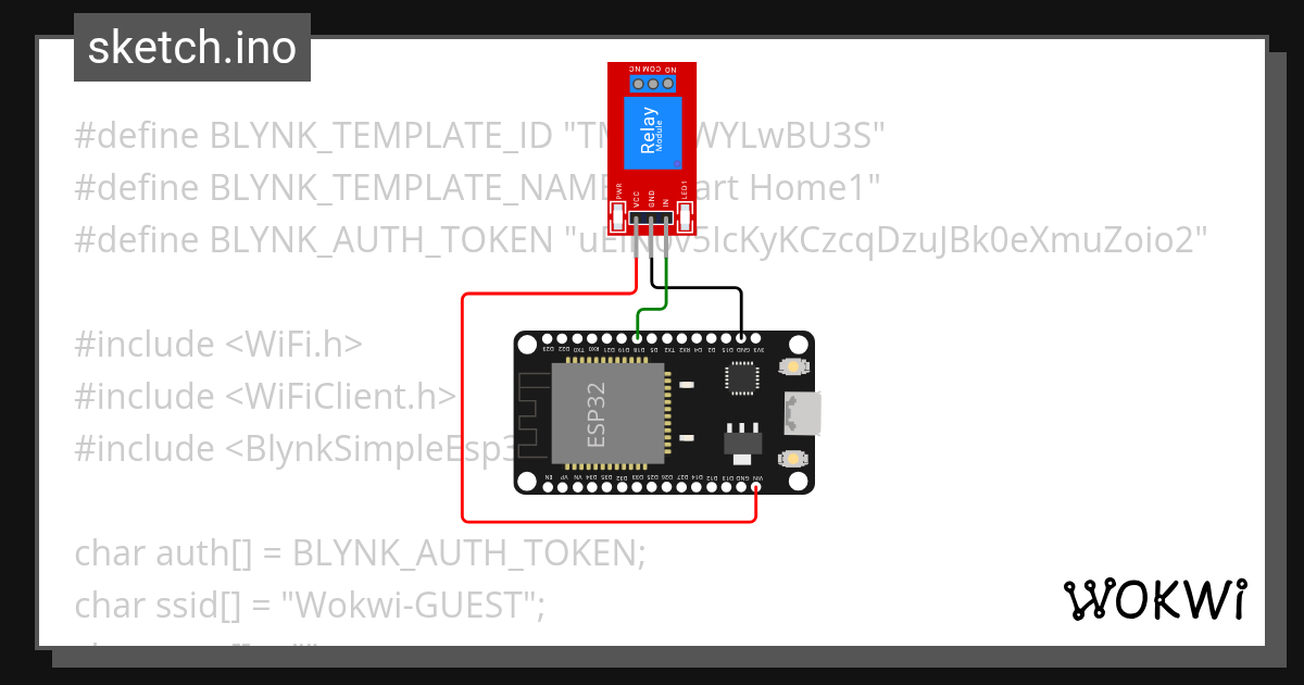 Control Relay Copy - Wokwi ESP32, STM32, Arduino Simulator
