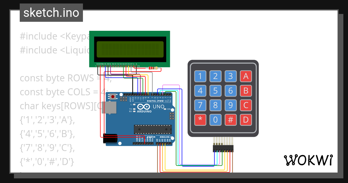 Keypadandlcd Wokwi Esp32 Stm32 Arduino Simulator 