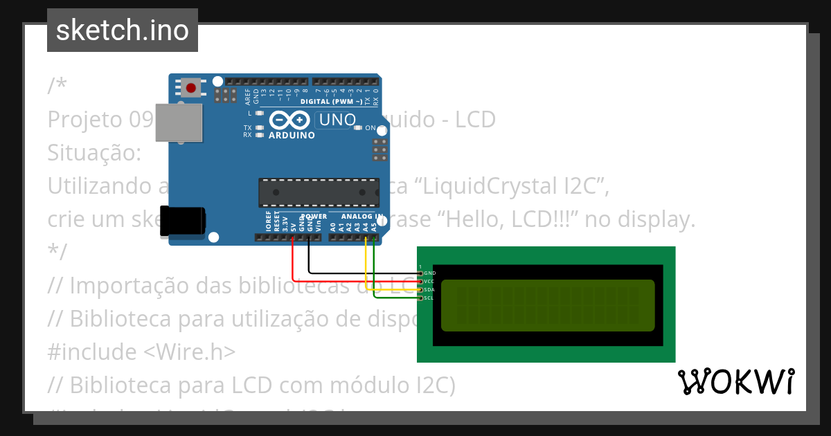 Projeto 9 - Wokwi ESP32, STM32, Arduino Simulator
