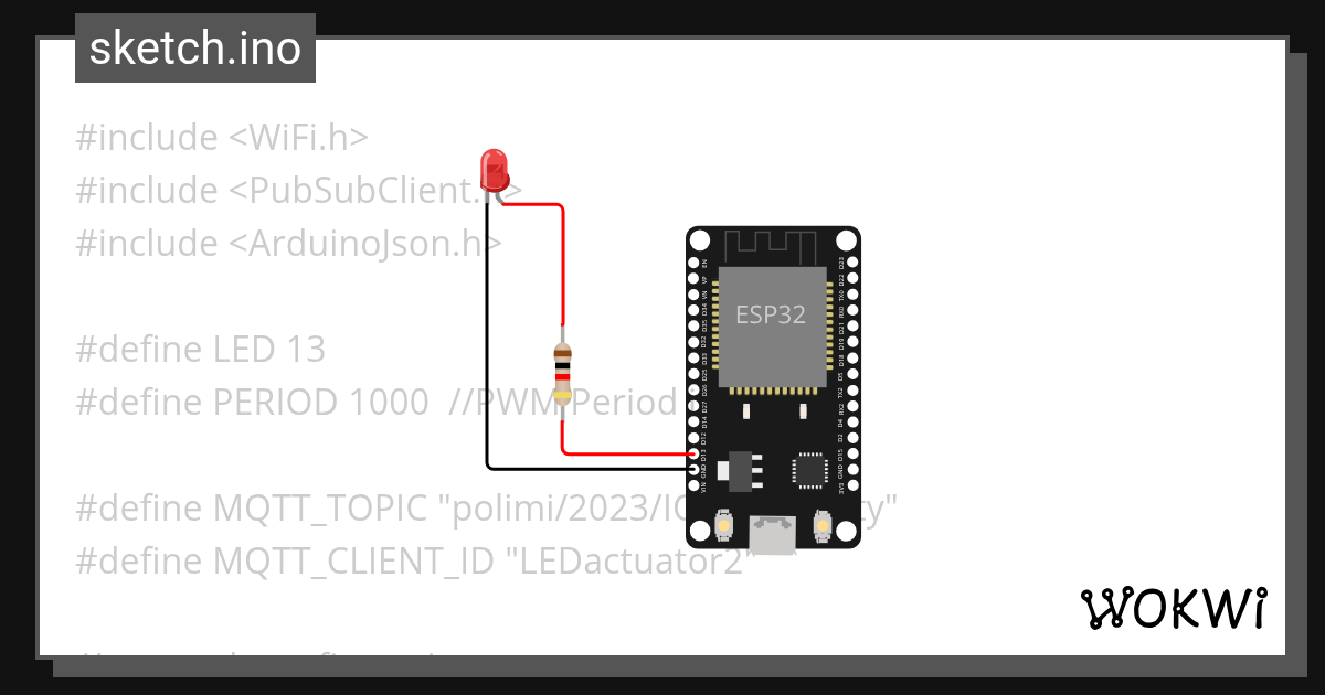 project - actuator client 4 - Wokwi ESP32, STM32, Arduino Simulator
