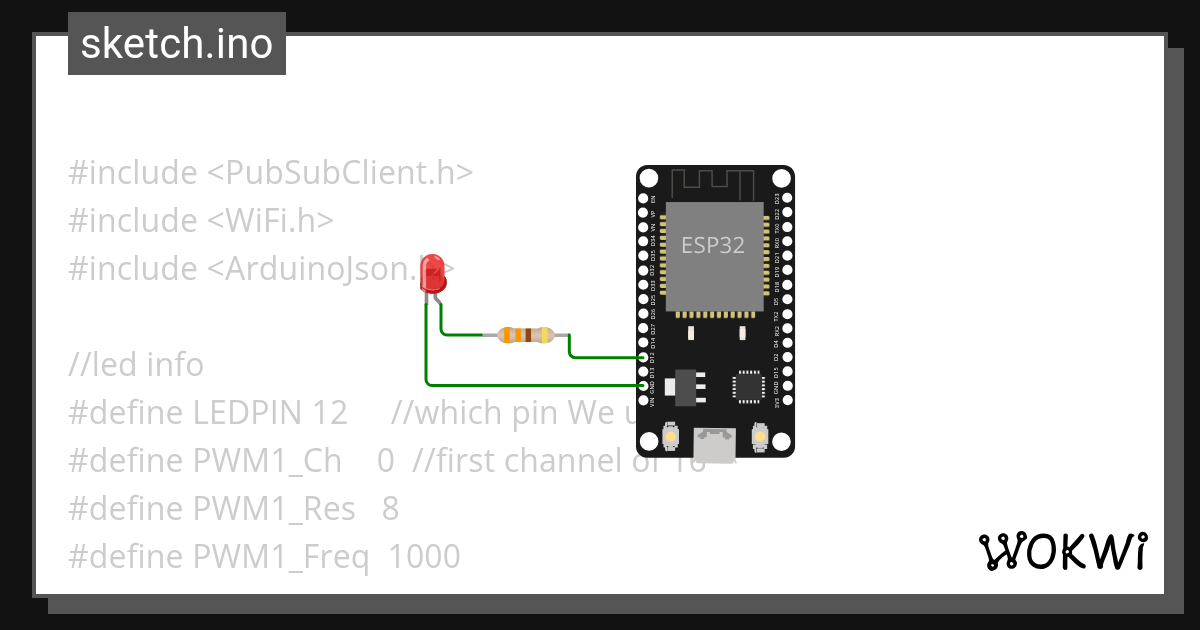 Attuatuatore 1 Smart Bulb Disp Fisico Wokwi Esp32 Stm32 Arduino 7968