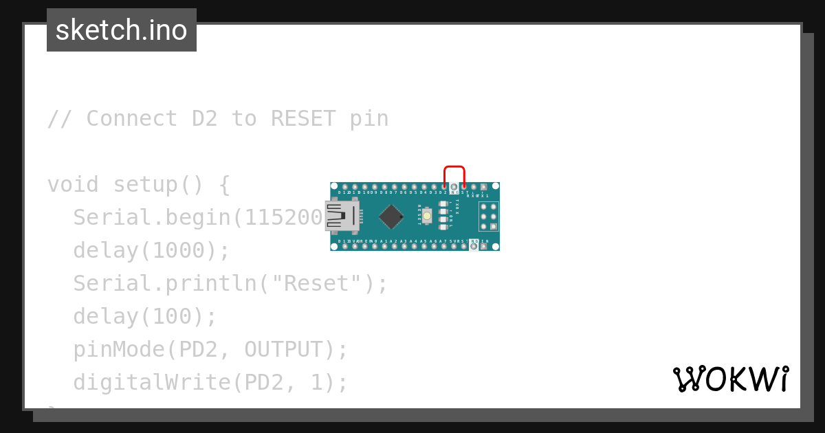 Reset Board Wokwi Esp32 Stm32 Arduino Simulator