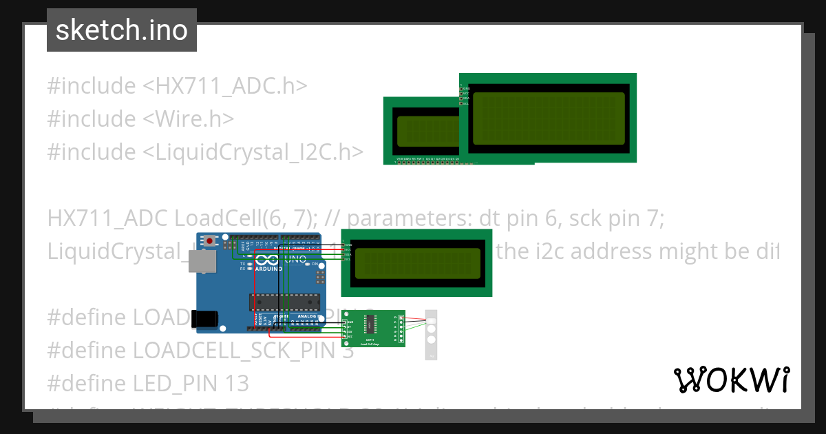 LCD - Wokwi ESP32, STM32, Arduino Simulator