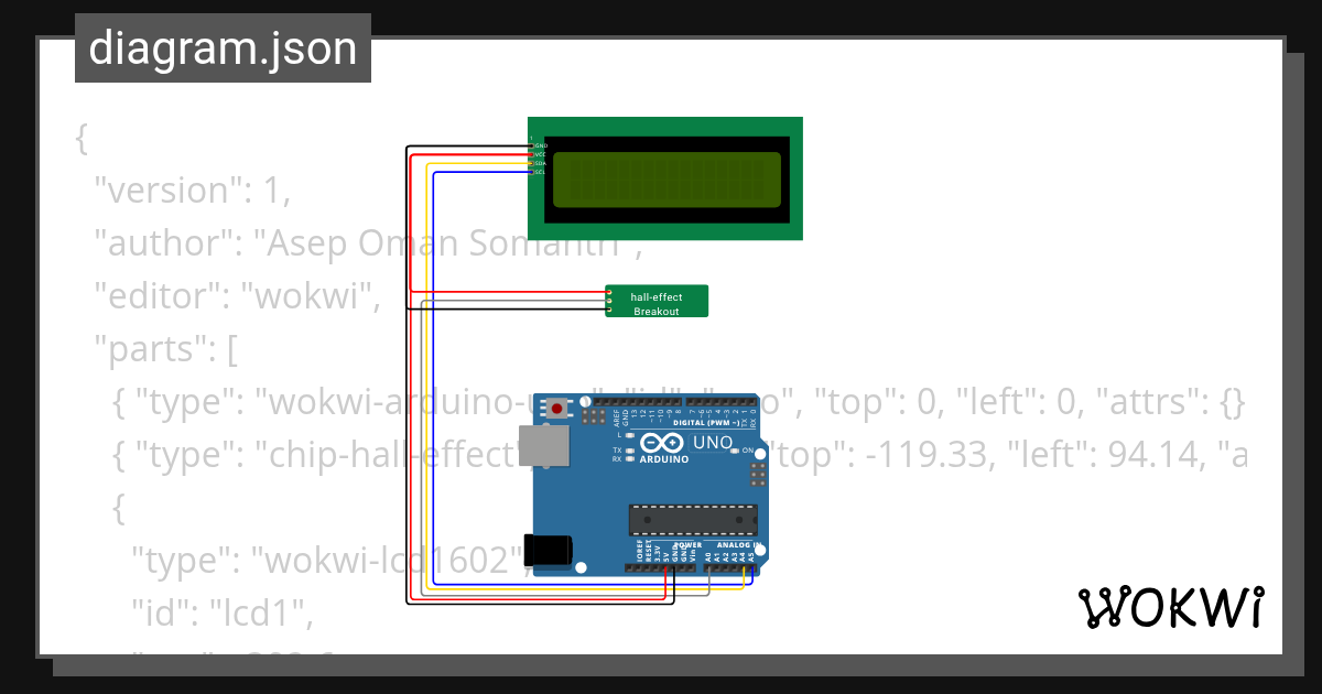 Arduino-Magnetometer - Wokwi ESP32, STM32, Arduino Simulator