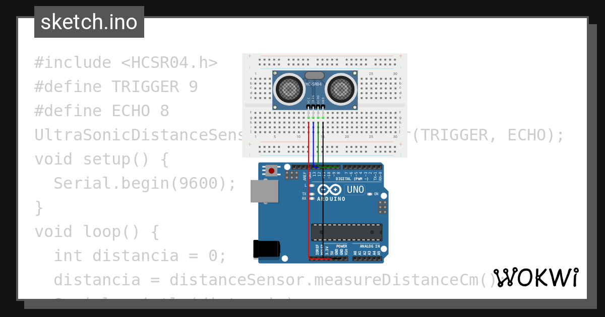 Sensor De DistÂnciaprojeto7 Wokwi Esp32 Stm32 Arduino Simulator