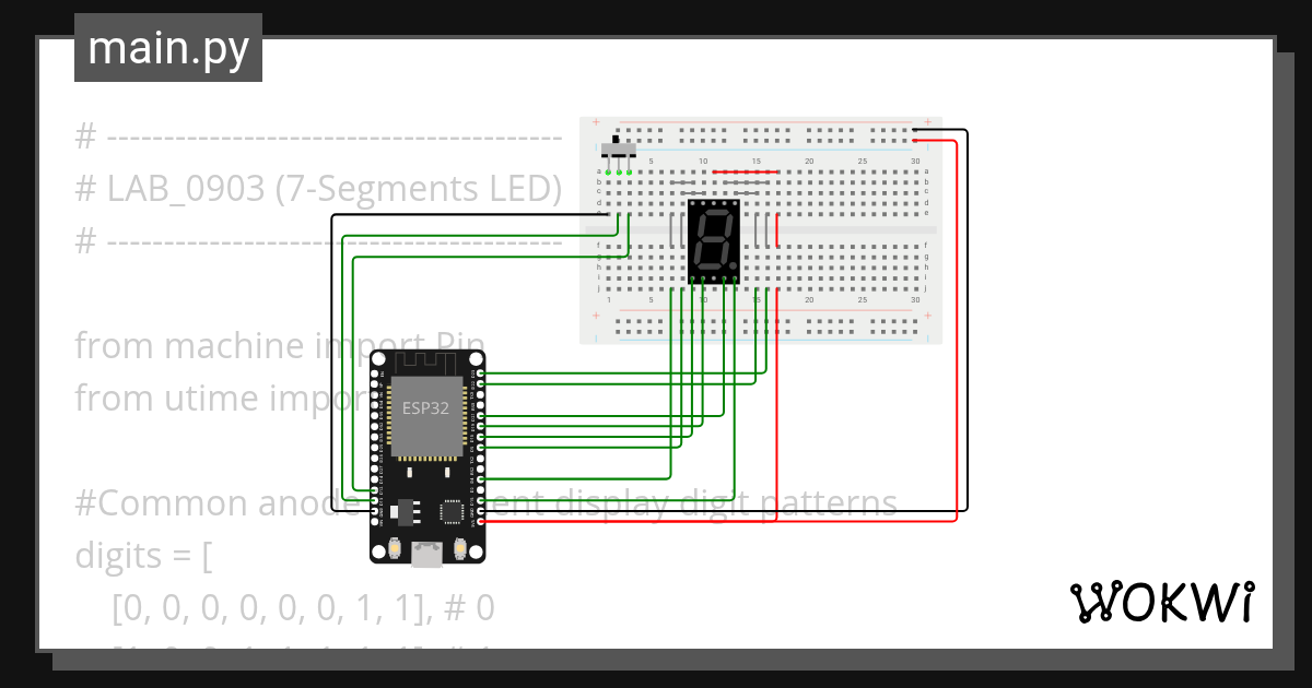 lab09_03 - Wokwi ESP32, STM32, Arduino Simulator