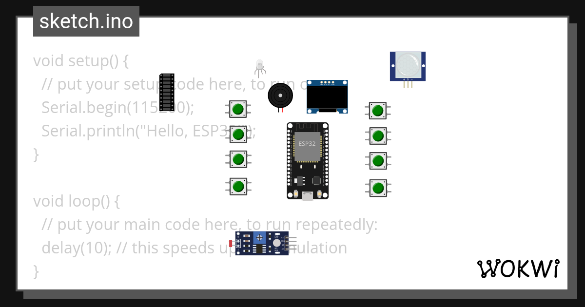 Caja - Wokwi ESP32, STM32, Arduino Simulator