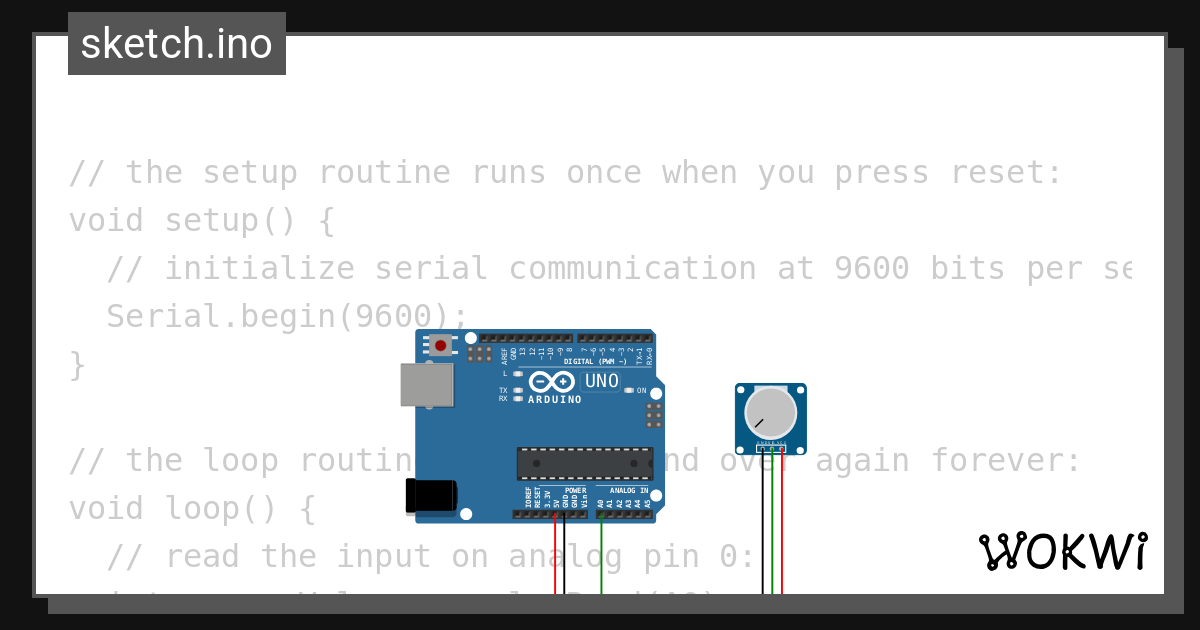 Potensiometer Wokwi Esp32 Stm32 Arduino Simulator 3128