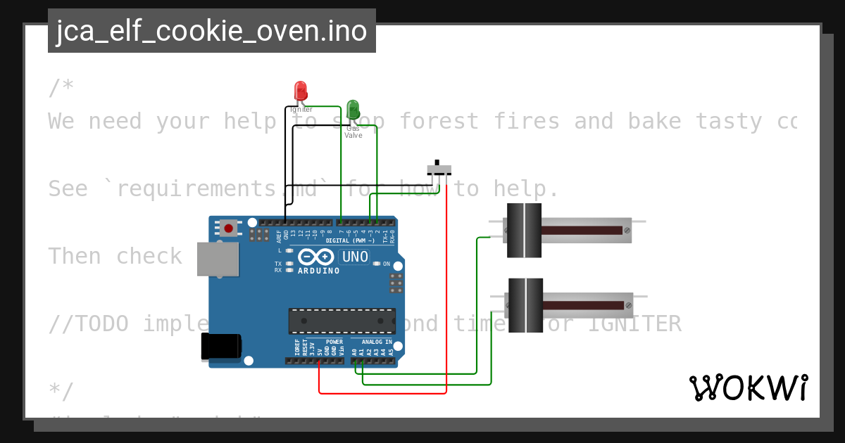 Jca Elf Cookie O Copy Wokwi Esp32 Stm32 Arduino Simulator