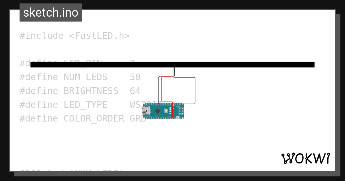 Fast Led Color Fade Wokwi Esp32 Stm32 Arduino Simulator