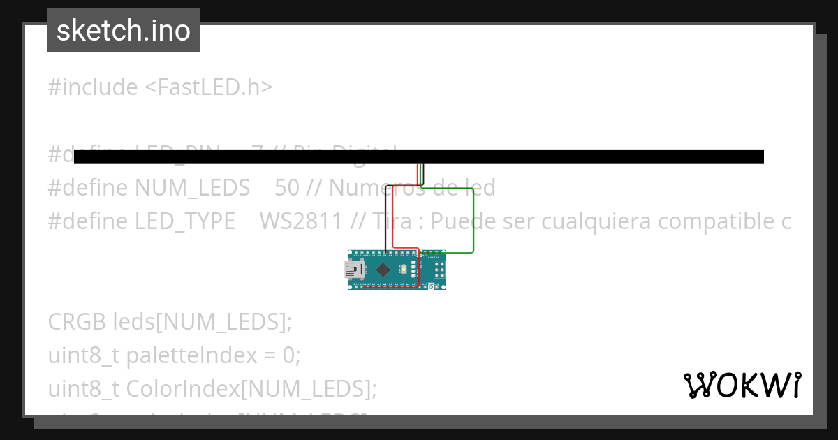 FAST LED - COLOR FADE Bumblebee - Wokwi ESP32, STM32, Arduino Simulator
