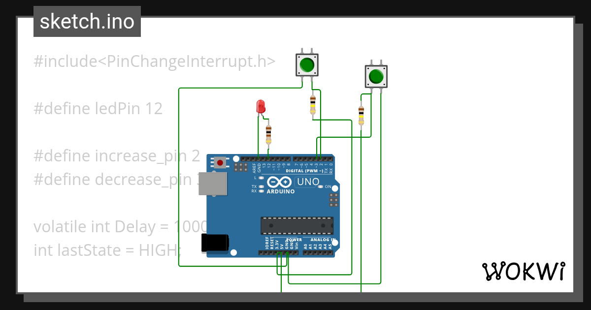 Lab 2 Task 1 - Wokwi ESP32, STM32, Arduino Simulator